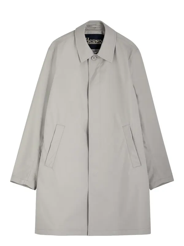 Herno Shell Coat - Light Grey