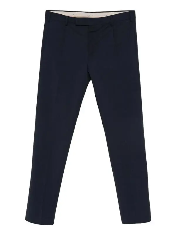 PT TORINO Straight Leg Trousers - Blue