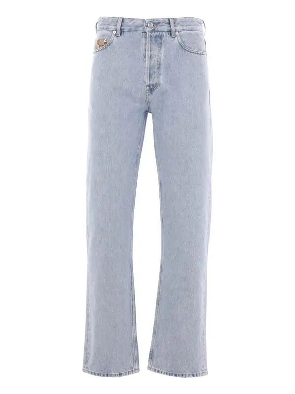 Gucci Light Bleached Effect Jeans - Light Blue Mix