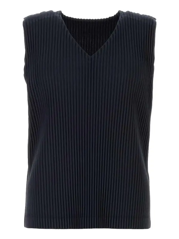 Issey Miyake Sleeveless Tank Top - Blue