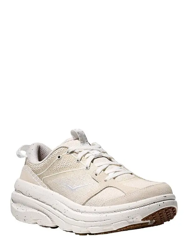 HOKA® Bondi B3 Running Sneakers - Frost/pepper