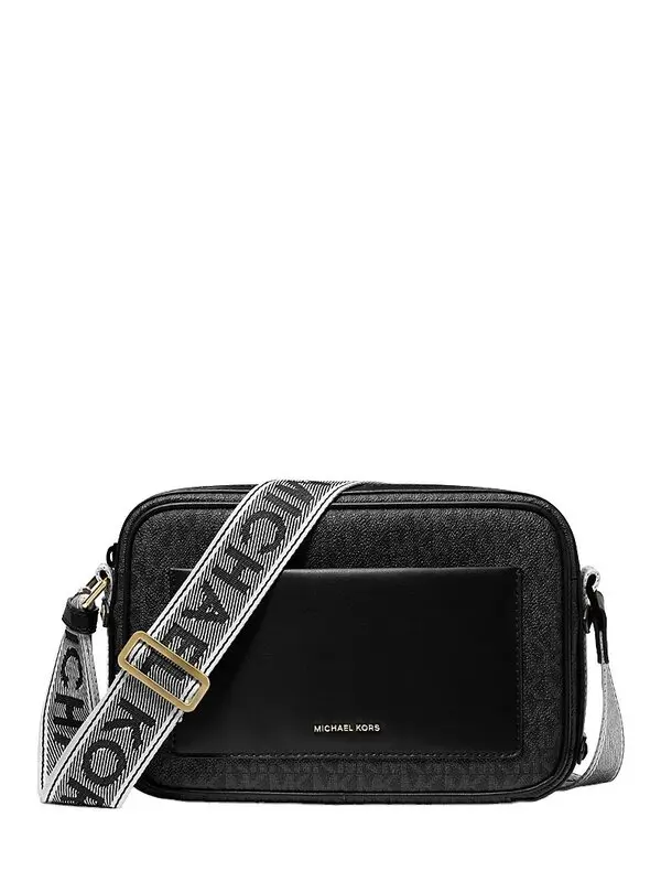 Michael Kors Maeve Large East/west Pocket Crossbody - Black