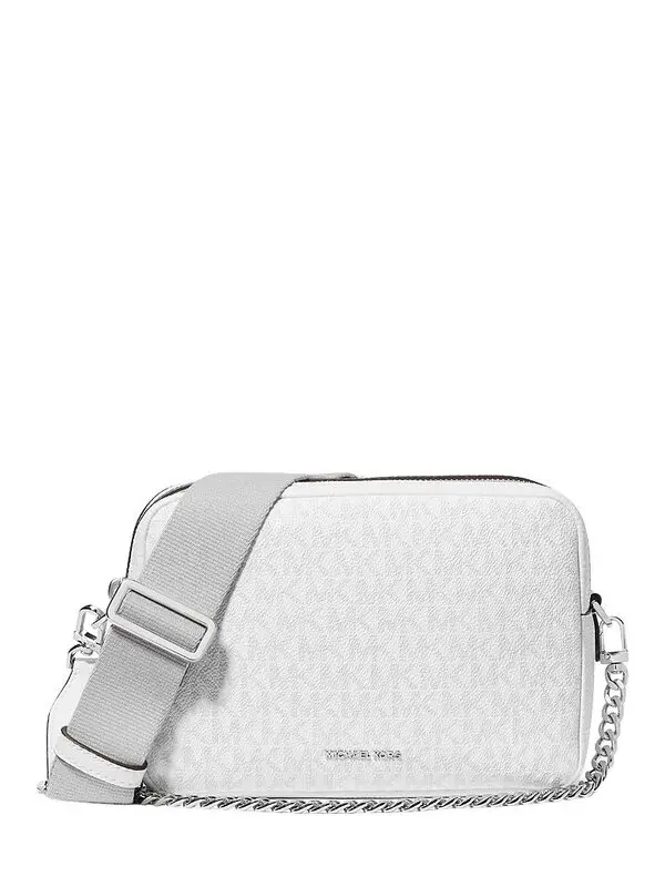 Michael Kors Bryant Small Camera Crossbody - Optic/alluminum