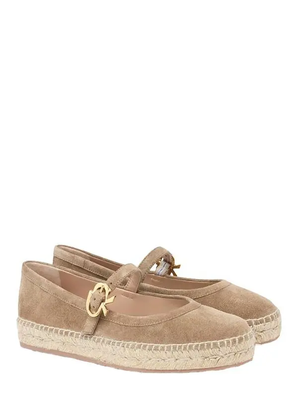 GIANVITO ROSSI Elda Sandals - Brown Suede