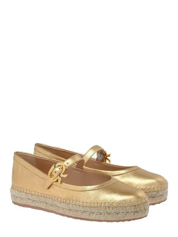 GIANVITO ROSSI Elda Sandals - Gold