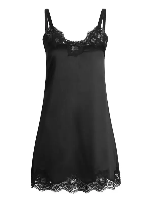 Dolce & Gabbana Short Sottoveste - Black