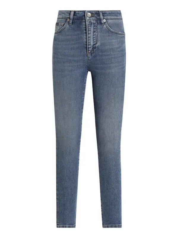 Dolce & Gabbana Skinny Denim Jeans - Multicolor