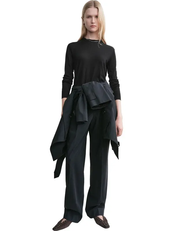 TOTEME Slanted Pocket Trousers - Nightfall