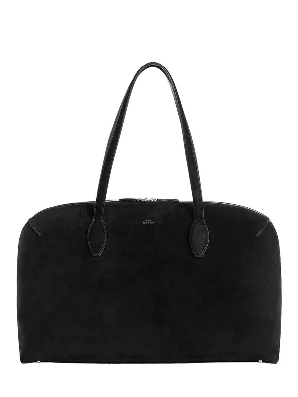 TOTEME Suede Garderob Tote - Black