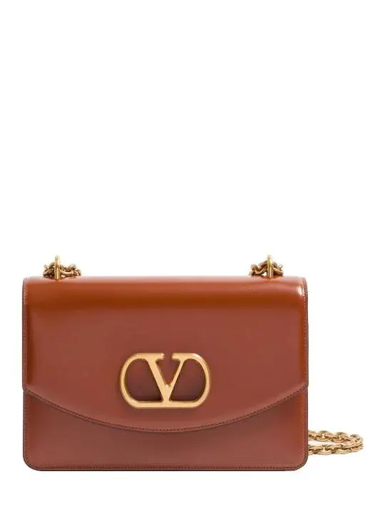 Valentino Garavani Vain Shoulder Bag - Dark Brandy
