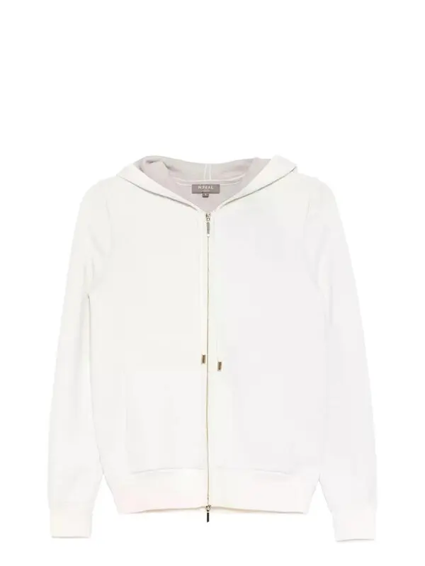N.peal Double Faced Hoodie - White