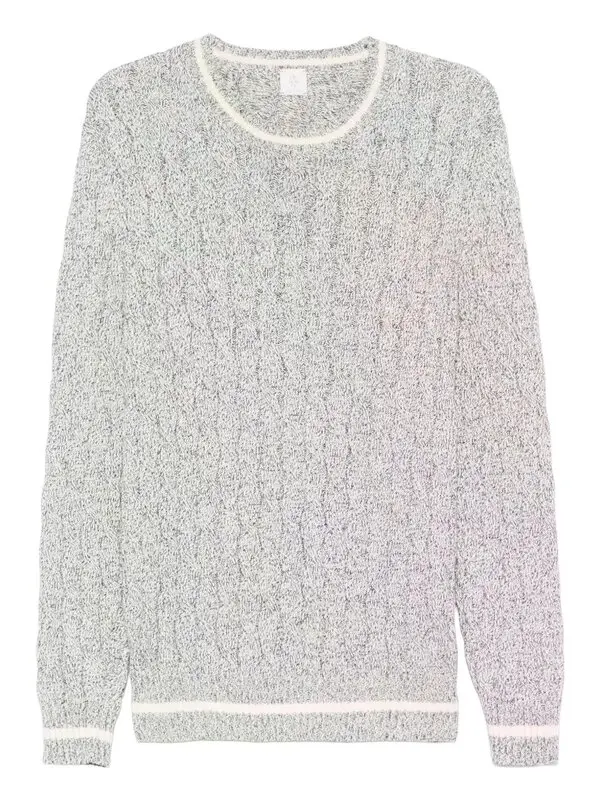 Eleventy Crew-neck Sweater - White