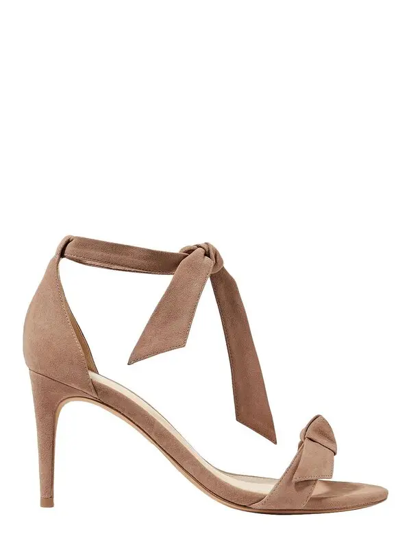 ALEXANDRE BIRMAN Clarita 75 Suede Sandals - Sand