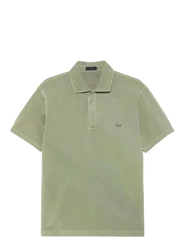 FAY Jersey Polo Shirt - Green