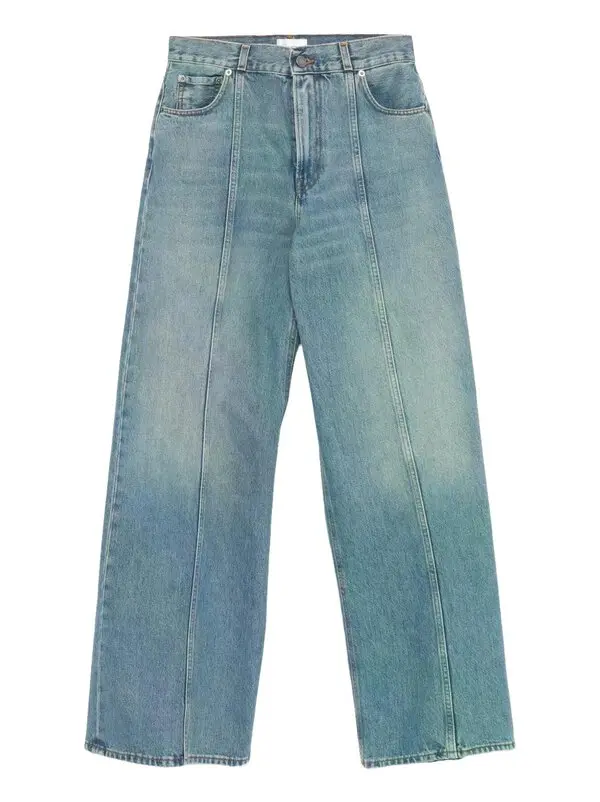 HAIKURE Peace Wide-leg Jeans - Blue