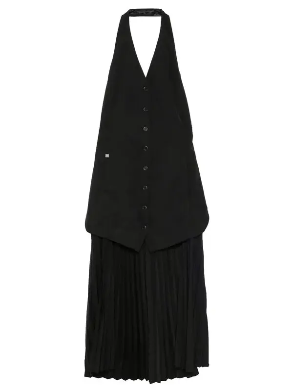 Helmut Lang Halterneck Dress - Black