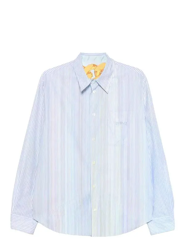 Versace Striped Shirt - Blue