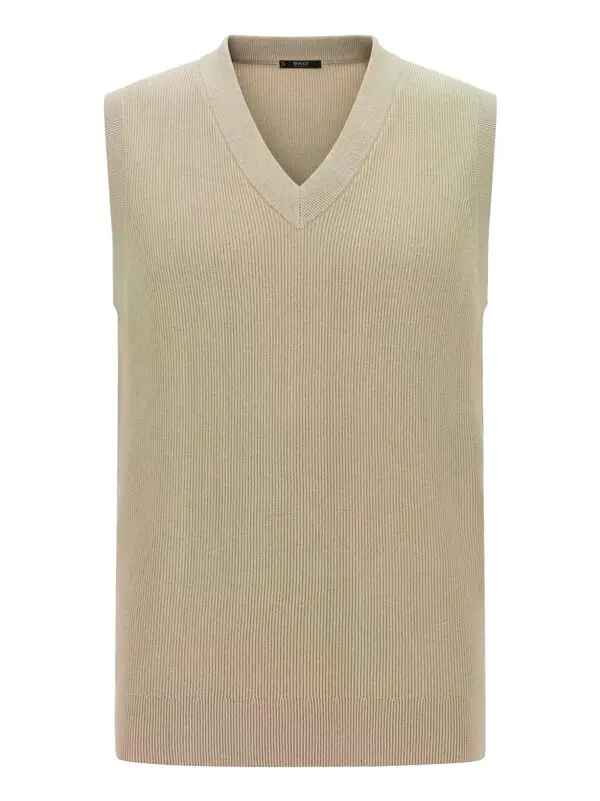 Boggi Milano V-neck Sweater - Neutrals