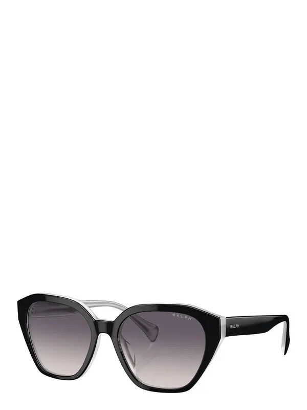 Ralph Lauren Ra5315u Sunglasses - Shiny Black On Opal Grey