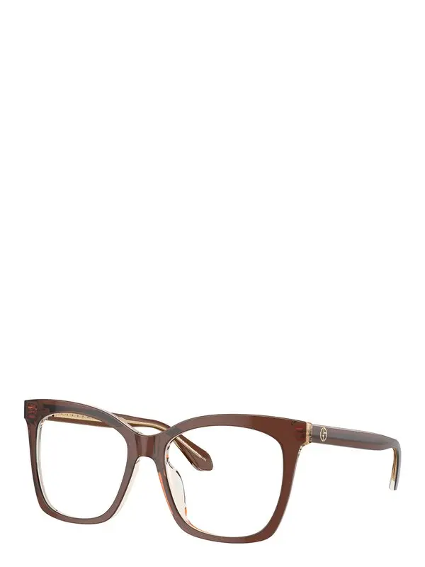 Giorgio Armani Eyeglasses - Top Transparent Brown,honey
