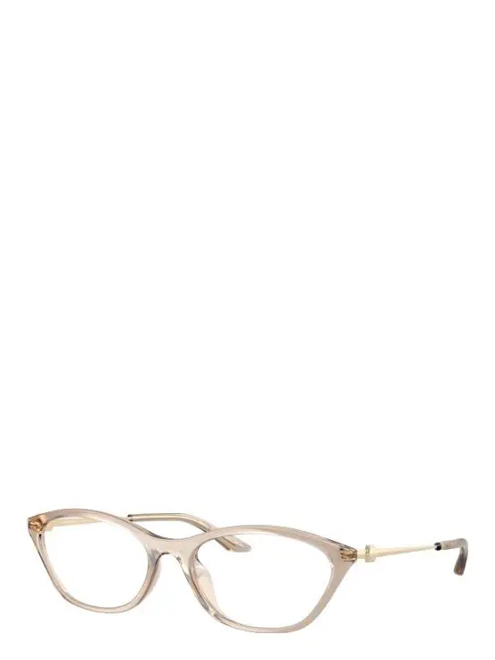 Armani Exchange Irregular Eyeglasses - Opalescent Light Beige