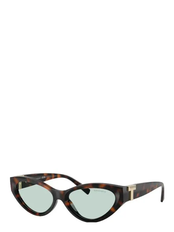 Tiffany & Co. Oval Sunglasses - Havana