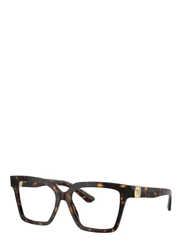 Dolce & Gabbana Rectangle Eyeglasses - Havana