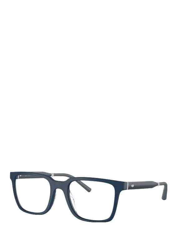 Oliver Spencer Rectangle Optical - Semi-matte Blue Ash