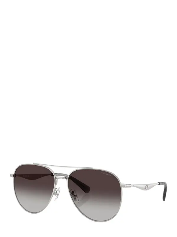 COACH Hc7169 Sunglasses - Shiny Silver