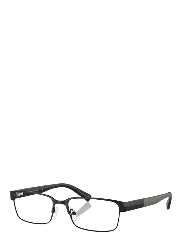 Armani Exchange Rectangle Eyeglasses - Shiny Black