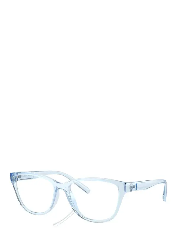 Armani Exchange Eyeglasses - Shiny Transparent Blue