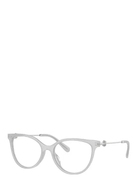 Tory Burch Full Rim Cat Eye Eyeglasses - Pearlized Grey