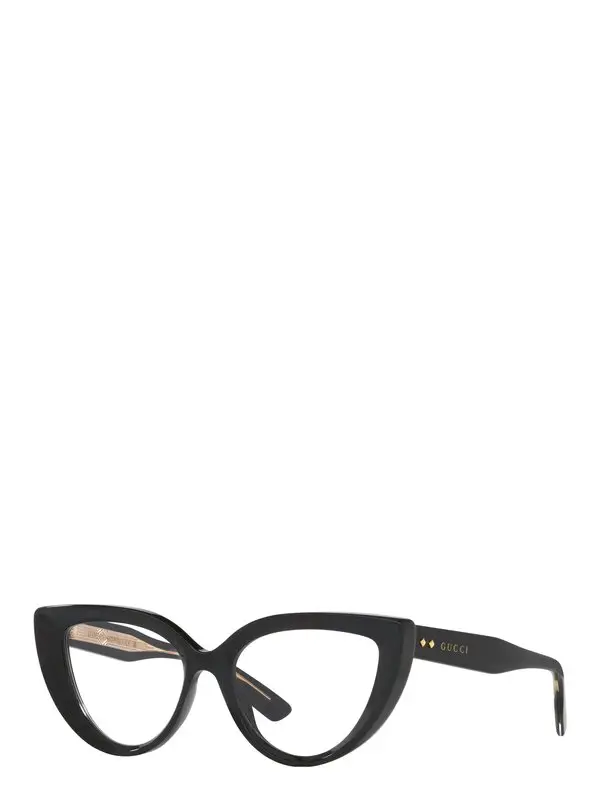 Gucci Cat Eye Frame Eyeglasses - Noir