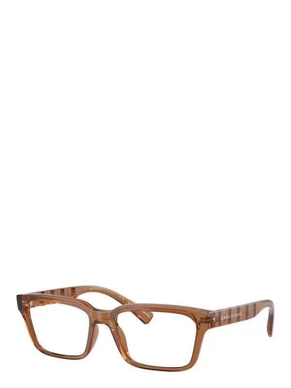 Armani Exchange Eyeglasses - Shiny Transparent Brown