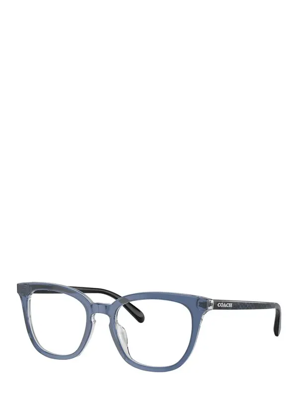 COACH Full Rim Eyeglasses - Transparent Blue