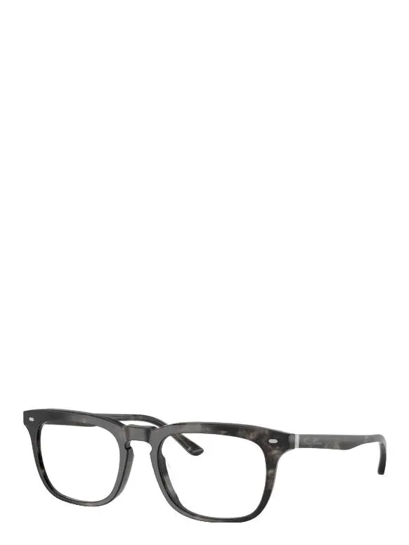 Brooks Brothers Rectangle Eyeglasses - Grey Tort