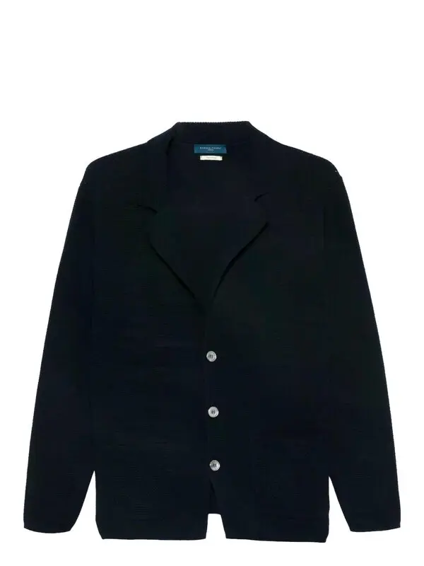 DANIELE FIESOLI Textured Cardigan - Blue