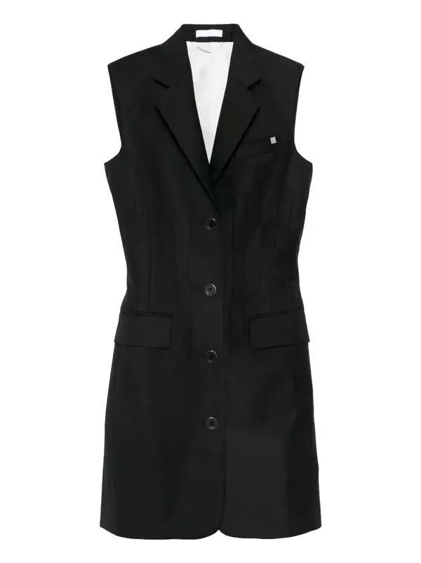 Helmut Lang Waisted Blazer Dress - Black