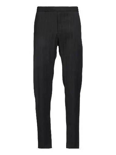 LIU •JO MAN Pinstriped Casual Pants - Black