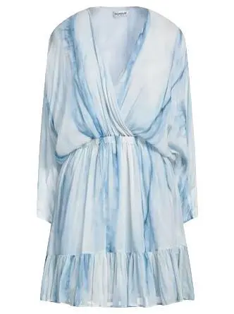 DONDUP Mini Flared Dress - Blue