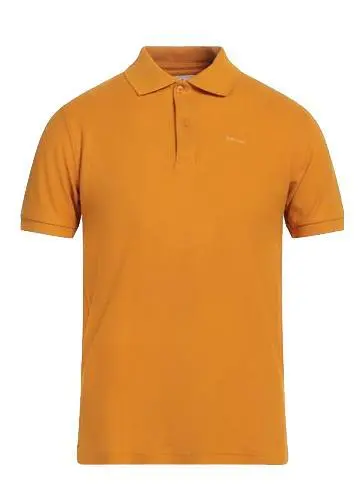 Barbour Polo Shirt Coral Size Cotton - Yellow