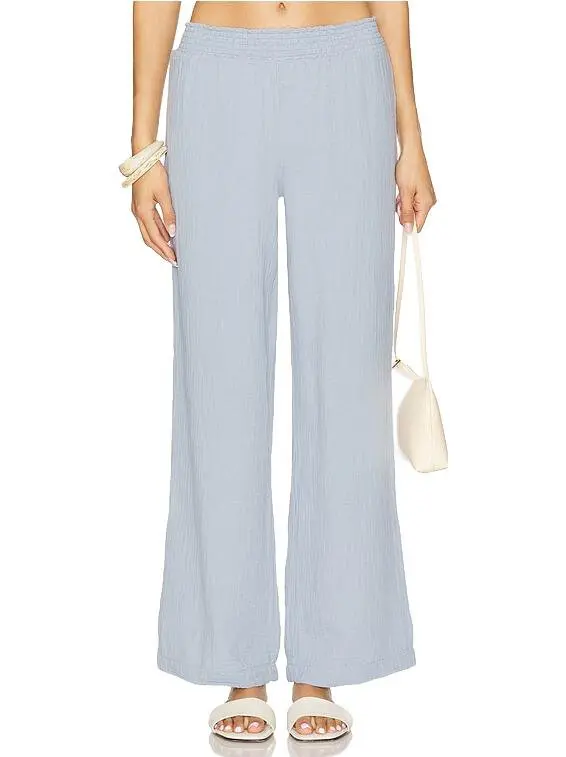 BOBI Beach Wide Leg Pant - Water