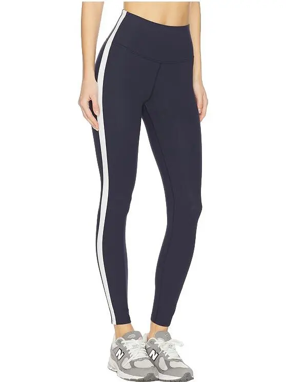 Splits59 Clare High Waist Rigor 7/8 Legging In Navy - Indigo & White