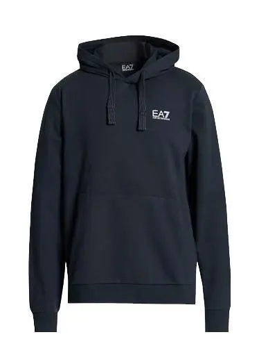 EA7 Sweatshirt With Hooded Collar - Blue