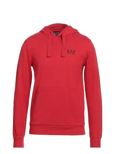 EA7 Sweatshirt With Hooded Collar - Red