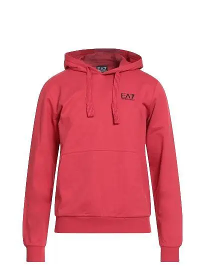 EA7 Cotton Elastane Sweatshirt - Red