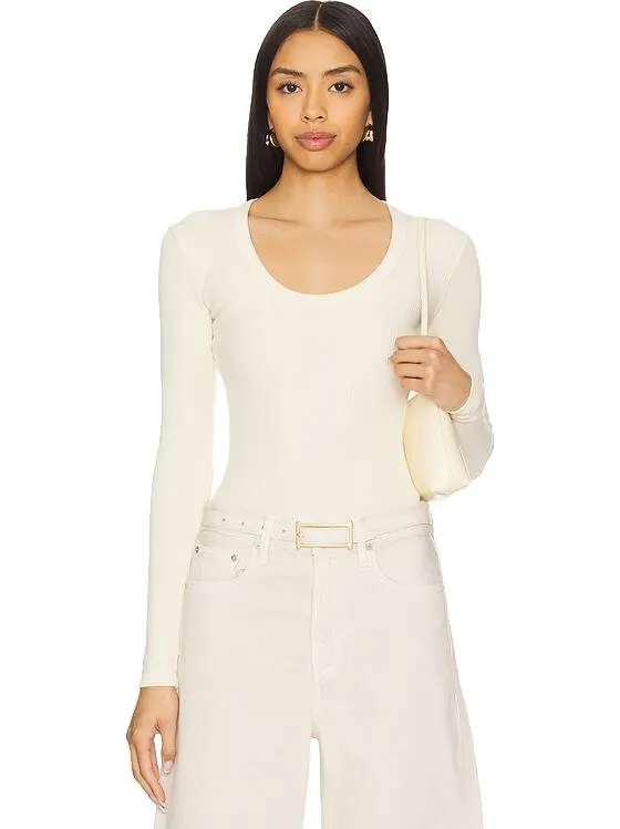 Citizens Of Humanity Mara U-neck Top - Cream
