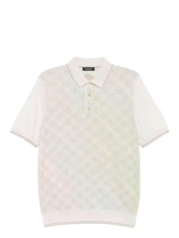Stefano Ricci Patterned Polo Shirt - Neutrals