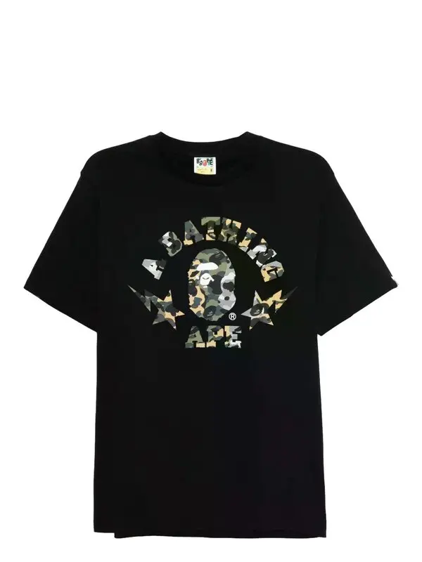A BATHING APE Logo-print T-shirt - Black