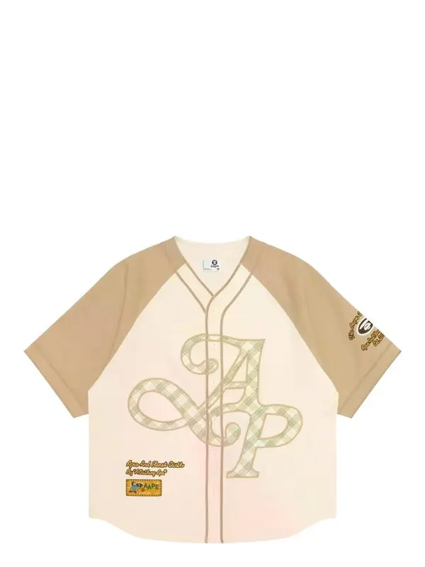 AAPE BY *A BATHING APE® Logo-print Shirt - Neutrals